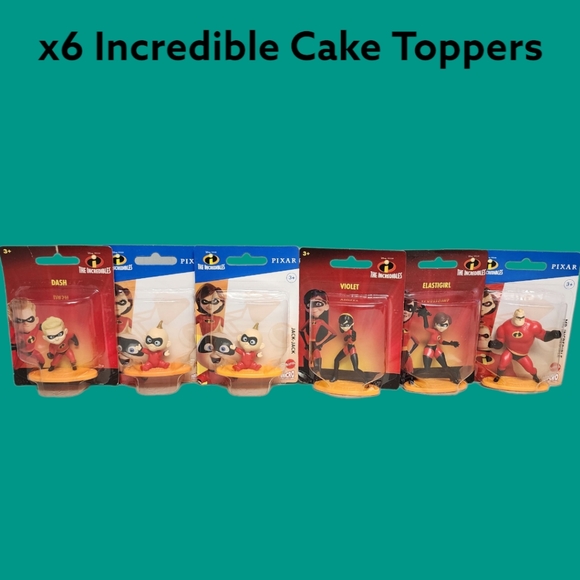 Mattel | Toys | Disney Pixar Incredibles Micro Action Figure Set 5 ...